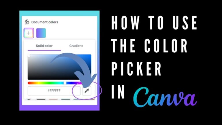 How to Use Color Dropper on Canva Pc: Easy Steps to Perfect Colors ...